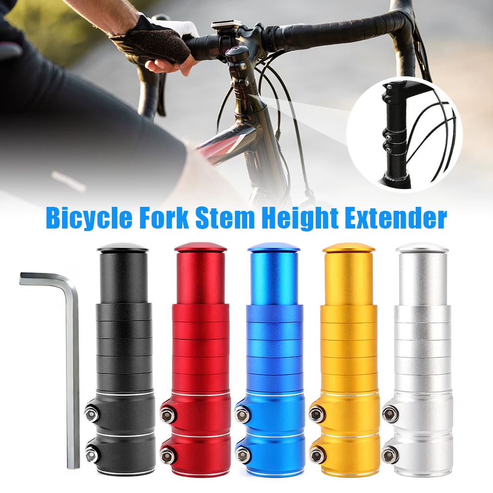 124-138mm-Bicycle-Handlebar-Extender-Bike-Stem-Increased-MTB-Bike-Fork ...