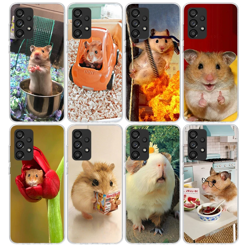 Cute-Lovely-Pet-Hamster-Phone-Case-For-Samsung-Galaxy-A15-A14-A13-A12 ...