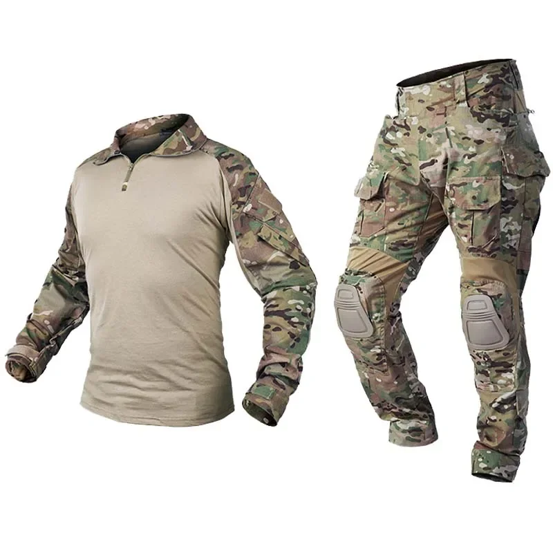G3 Combat Uniform Safari Tactical Pants Outdoor Uniform Camo Hiking ...