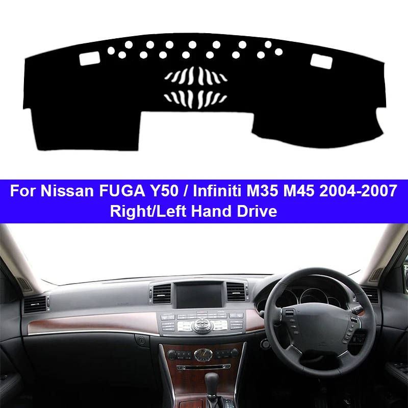 Car-Auto-Inner-Dashboard-Cover-For-Nissan-FUGA-Y50-Infiniti-M35-M45 ...