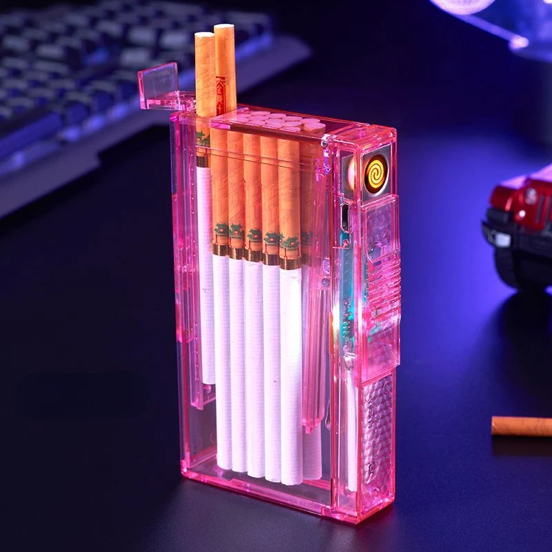 Portable Charging Ignition Cigarette Box with 20 Fine Branches ...