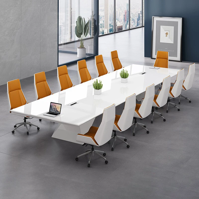 Custom Melamine Table 12 14 20 Seats Luxury Conference Office Business ...