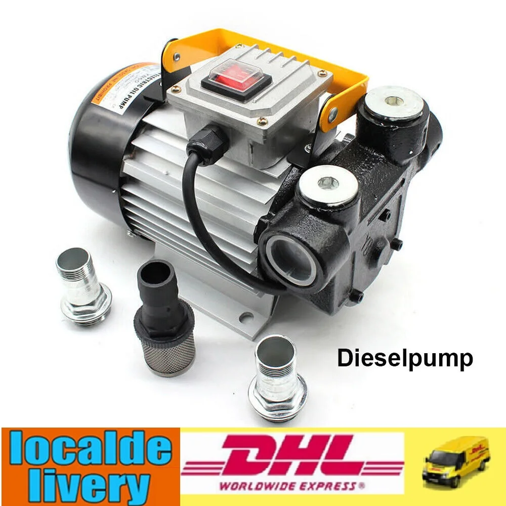 230V Self Priming Dieselpump Diesel Transfer Fuel Pump Electric Heating ...