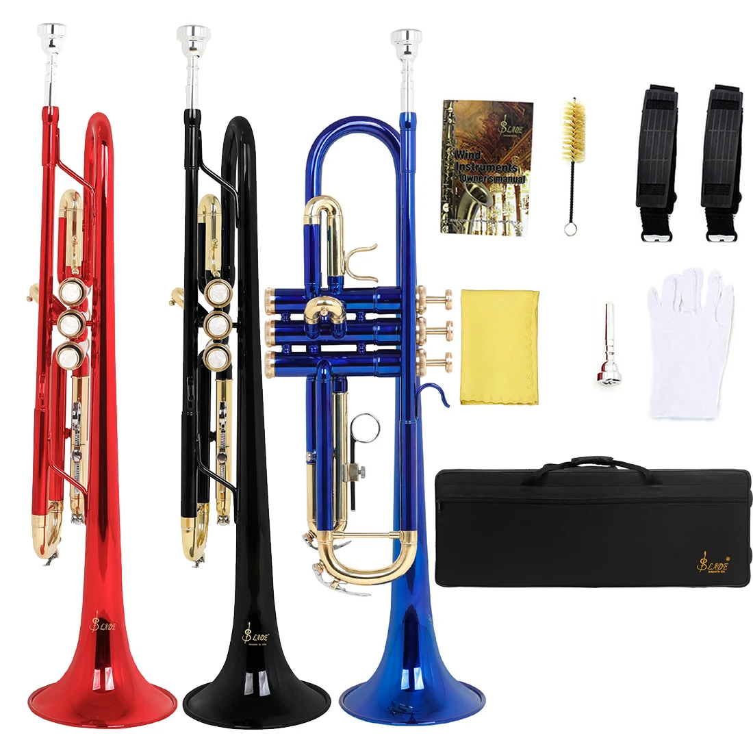 Blue And Gold Trumpet