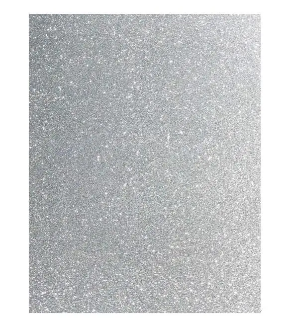 250gsm A4 Single Side Silver Glitter Card Shimmer Paper Cardstock 2/10 ...