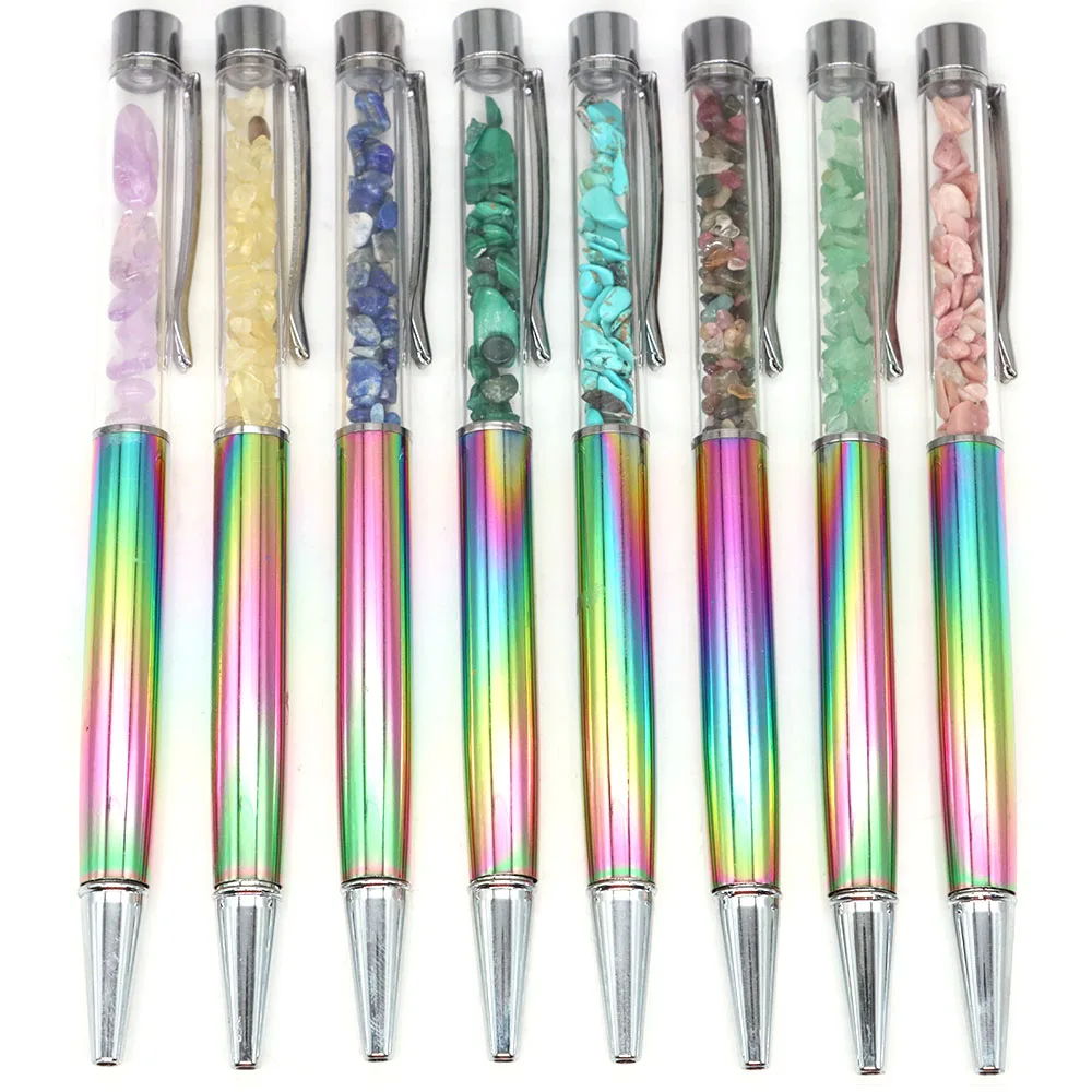 Crystal-Pen-Diamond-Ballpoint-Pens-Natural-Stone-Stationery-Ballpen ...