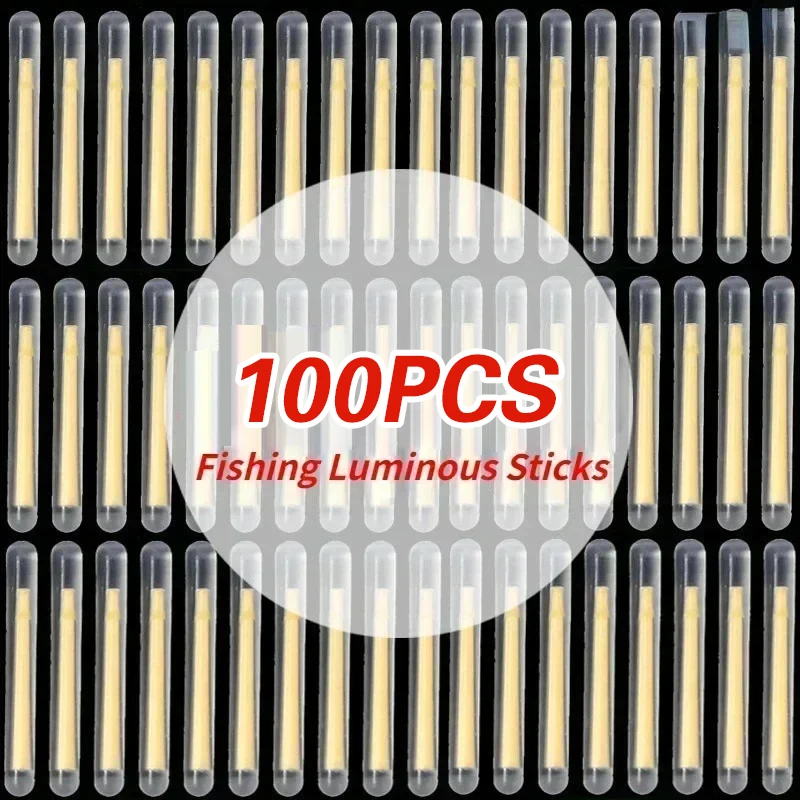 100PCS-Fireflies-Fishing-Float-Light-Stick-Fluorescent-Rod-Light-Float ...