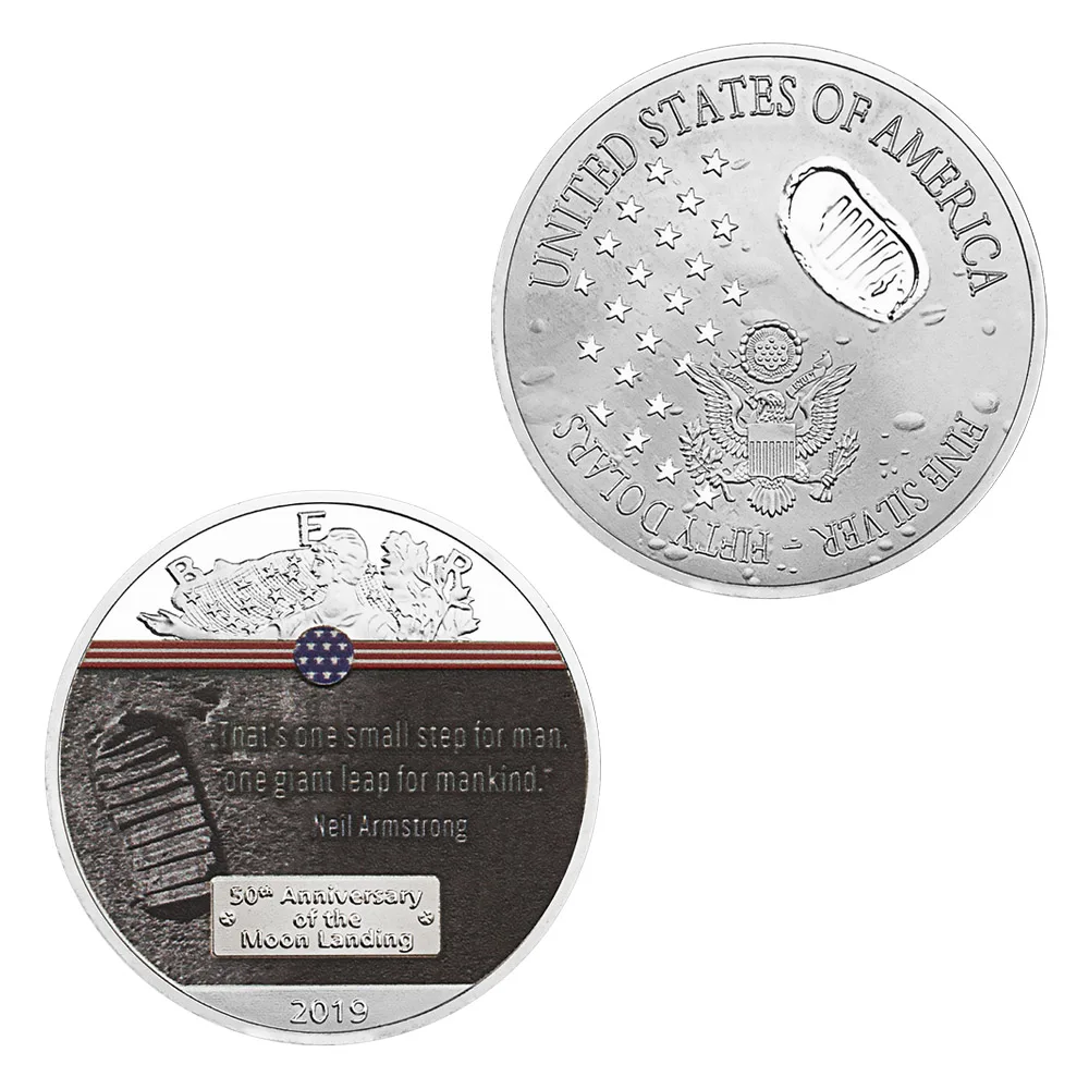 Apollo 11 Silver Coin