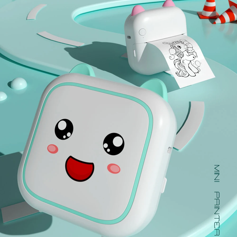 Mini-Printer-Thermal-Adhesive-Labels-Printer-Sticker-Bluetooth-Mini ...