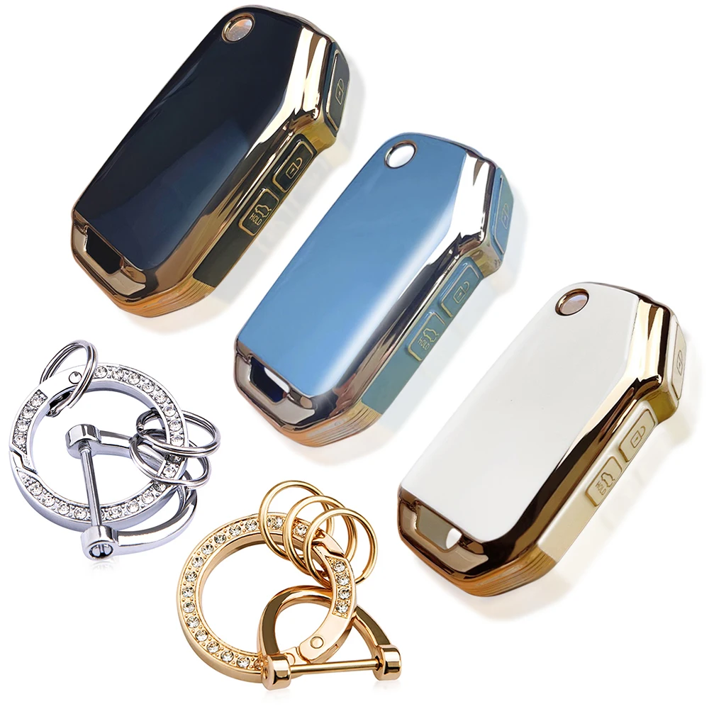 TPU-Car-Key-Case-Keychain-Holder-Key-Cover-Fob-For-Kia-Picanto-2025-K5 ...