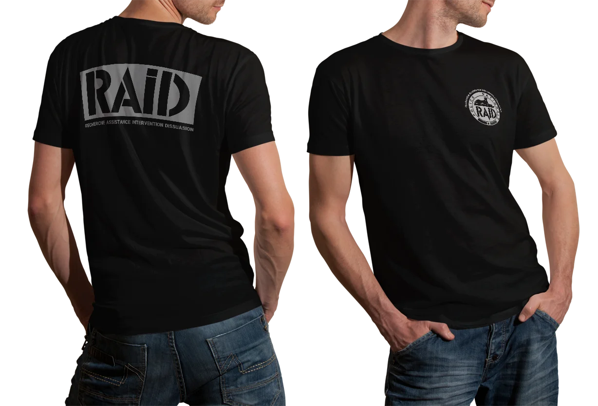 RAID-French-National-Elite-Tactical-Unit-Mens-T-Shirt-High-Quality ...