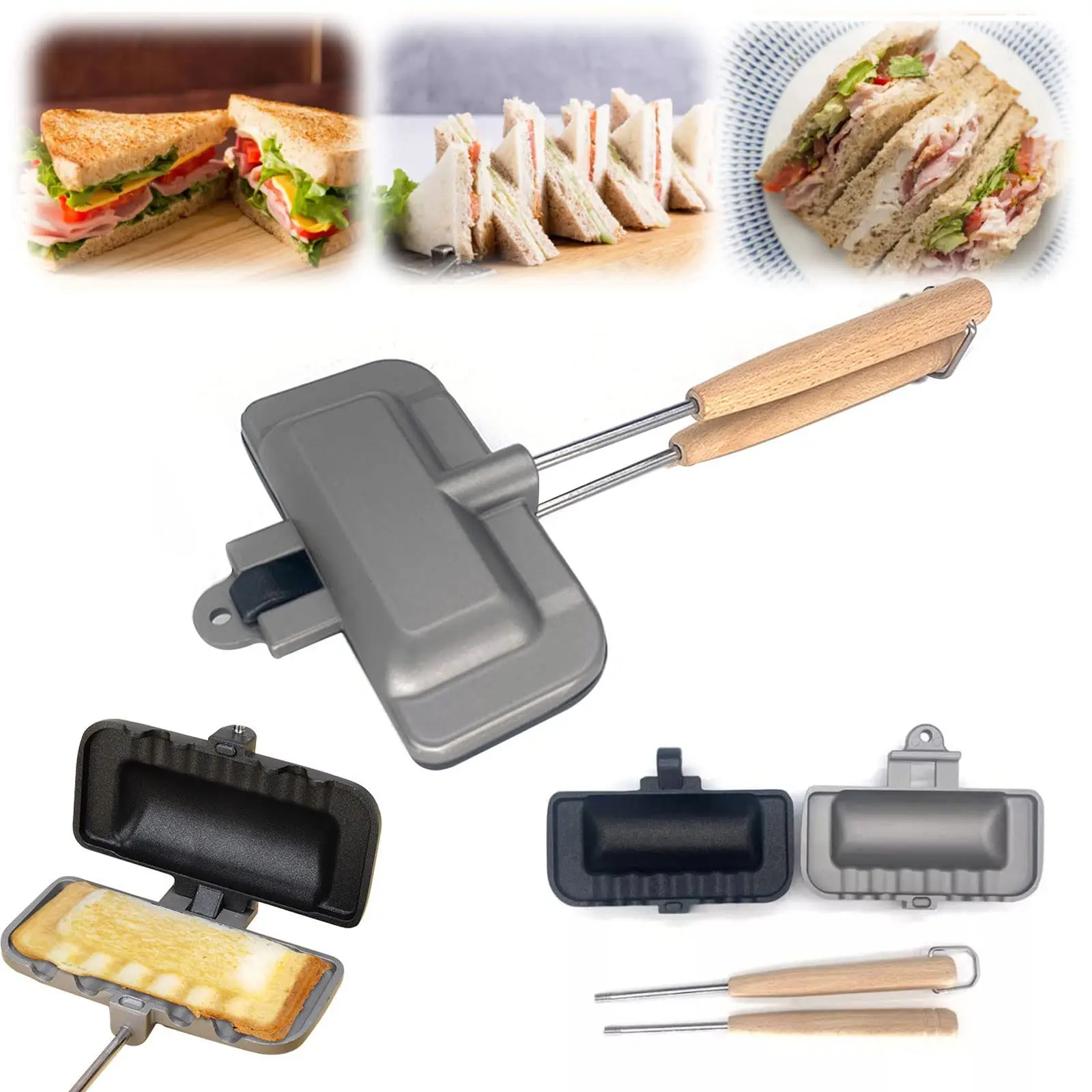 Sandwich-Maker-Pan-Double-Sided-Frying-Pan-Sandwich-Maker-Flip-Grill ...