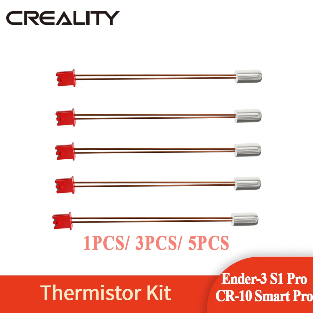 CREALITY 3D Printer Parts Thermistor Kit For Ender-3 S1 Pro /CR-10 Smart Pro 3D Printer Hotend ...