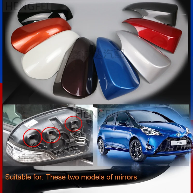 Car-Accessories-Rearview-Mirror-Cover-For-Toyota-Yaris-Hatchback-Model ...