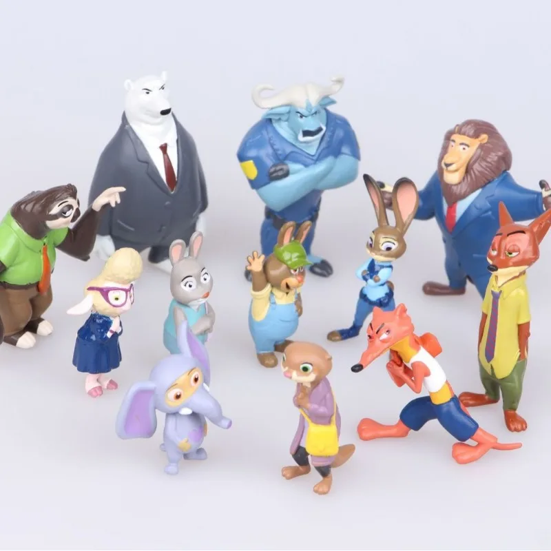Disney-Zootopia-Dolls-Q-Figurals-Nick-Wilde-Judy-Hopps-Models-Anime ...