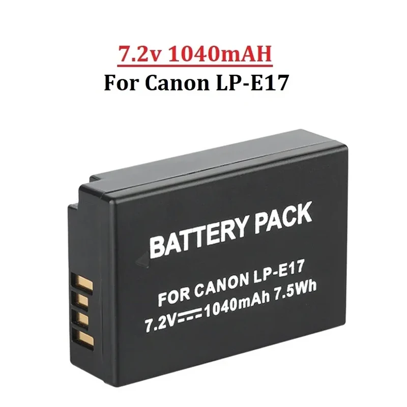 1040mAh-Rechargeable-LPE17-LP-E17-LP-E17-Battery-for-Canon-EOS-RP-200D ...