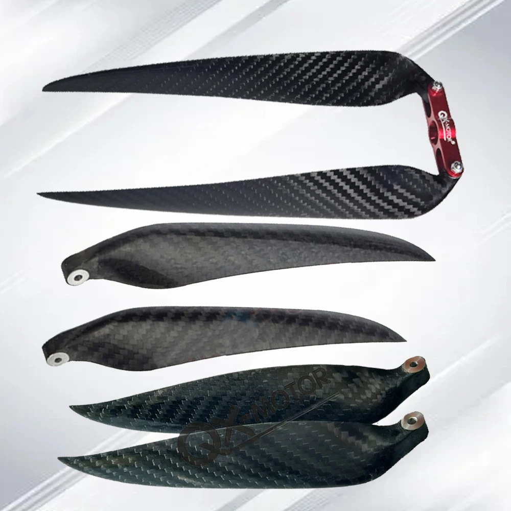 QX-MOTOR Carbon Fiber Folding Propeller 9.5x5,10x6,11x6,11x8,12x6,13x8 ...