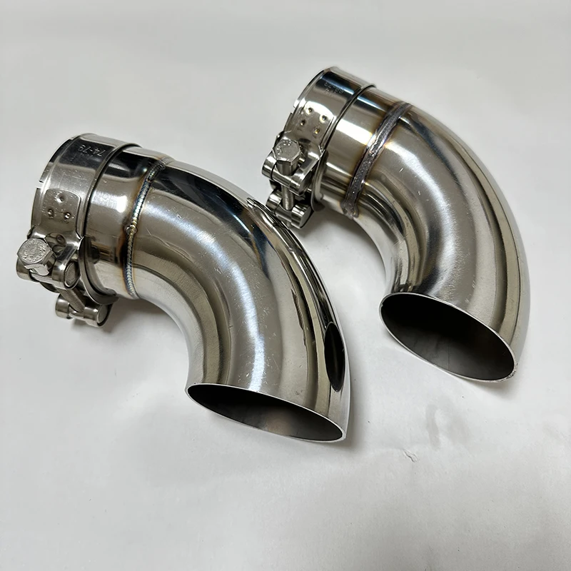 1pcs Auto parts Exhaust pipe suppressor Stainless steel exhaust outlet ...