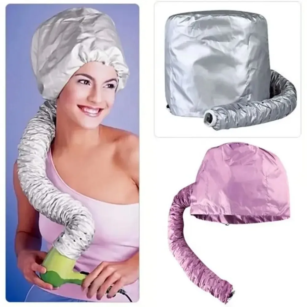 Portable Hair Bonnet Dryer Cap Lazy Man Hair Dryerr Cap Quick Dry Hair ...