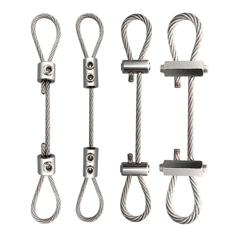 2-3-4mm-Adjustable-Stainless-Steel-Suspension-Wire-Rope-Sling-with-Lock ...