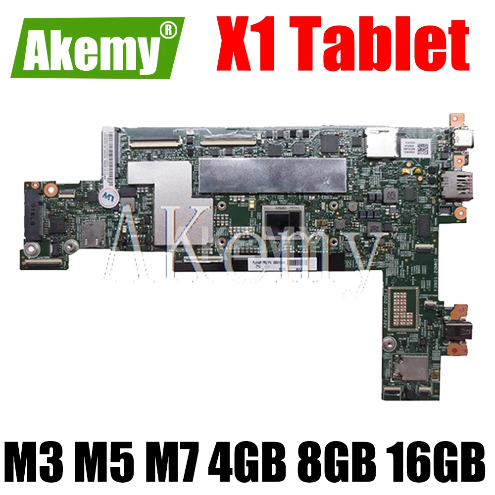 For-LENOVO-ThinkPad-X1-Tablet-Motherboard-Mainboard-M3-6Y30-M5-6Y57-M7 ...