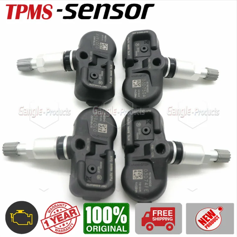 4PCS 42607 50010 TPMS 42607 50011 TPMS Tire Pressure Sensor for Lexus ...