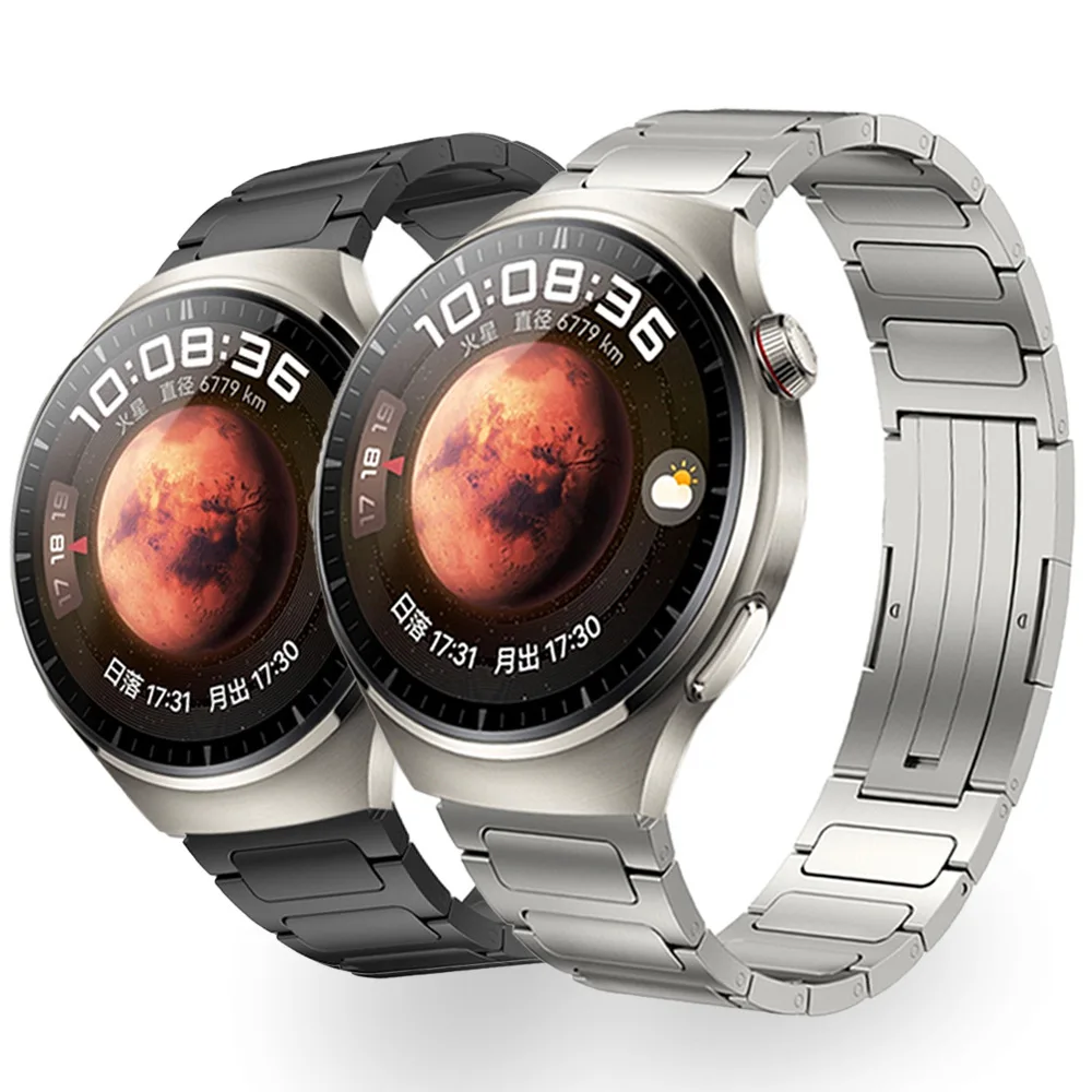 22mm-Titanium-Metal-Strap-For-Huawei-Watch-4-Pro-GT4-3-2-Pro-2e-46mm ...