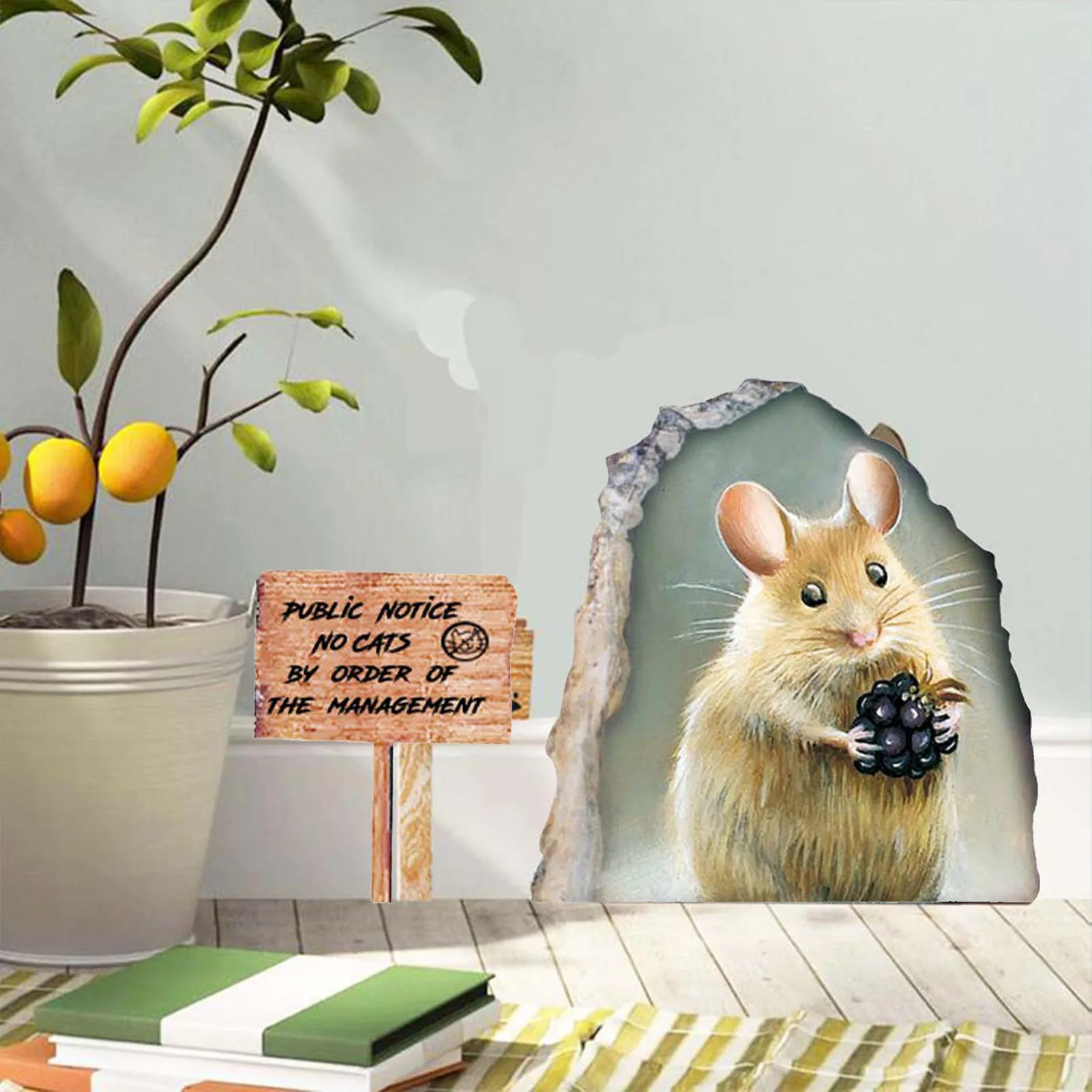 Mouse Hole Wall Decal