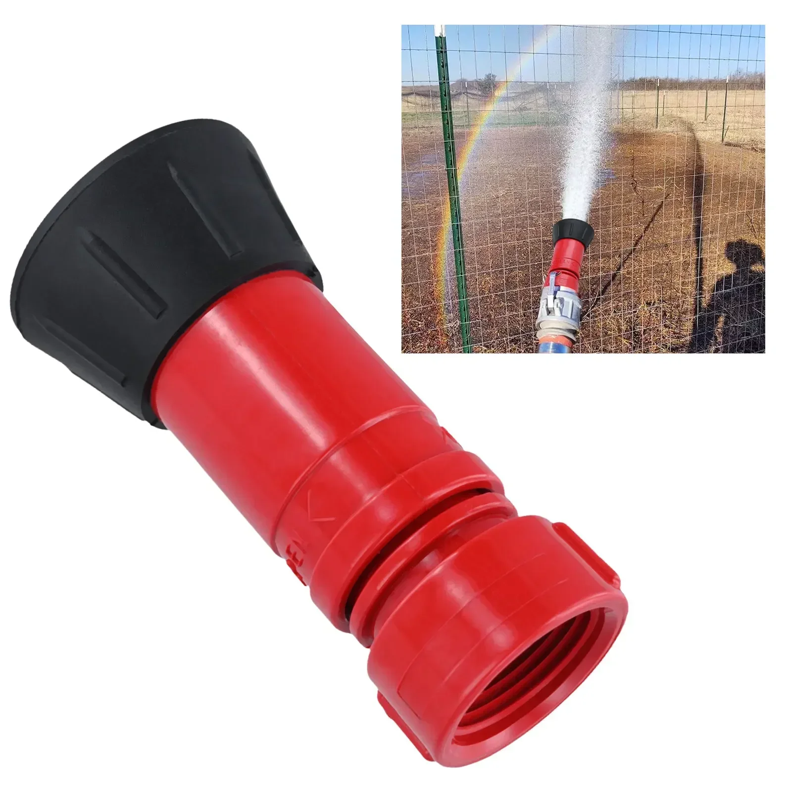 Heavy Duty Fire Hose Nozzle for 1 Inch NSTNH Fire Hoses High Pressure ...