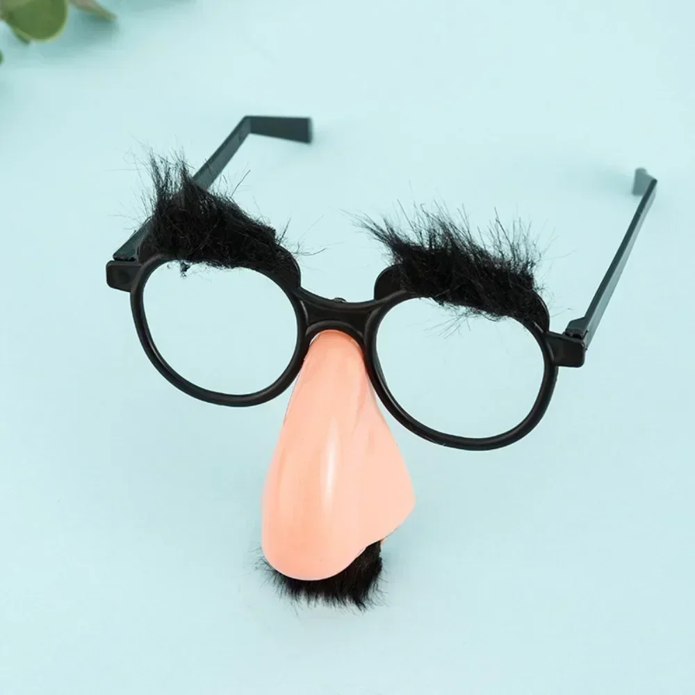 Funny Cosplay Plastic Moustache Adult Big Nose Costume Props Party ...