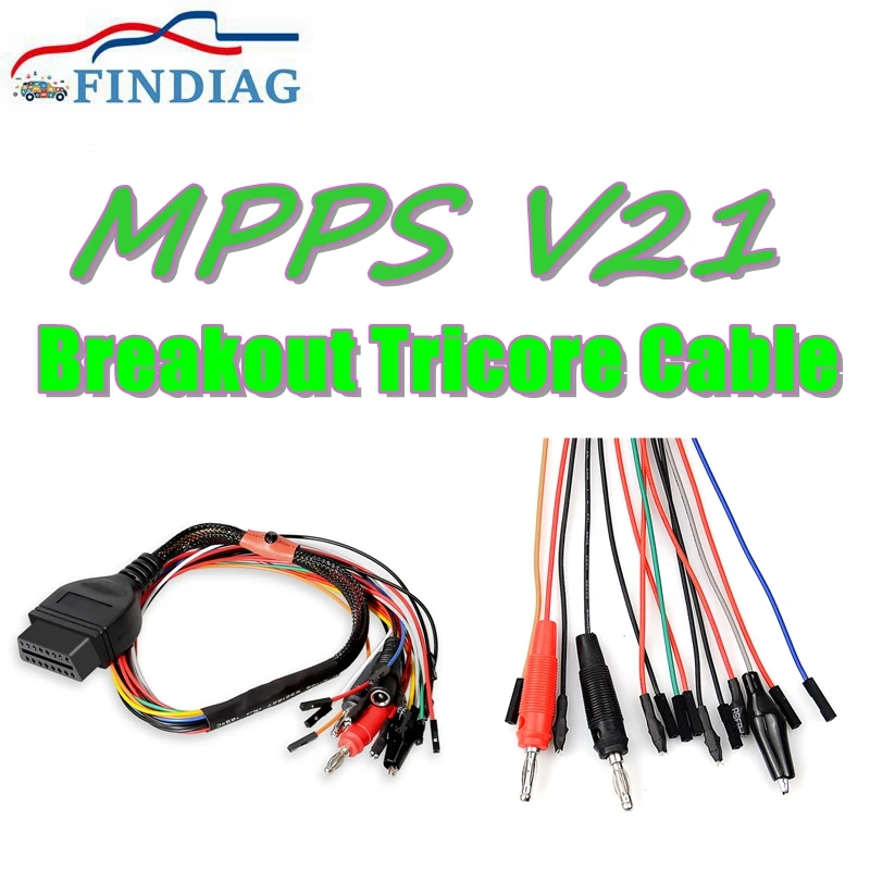Adaptador de diagnóstico profesional OBD2 MPPS V21 OBD Breakout Tricore ...
