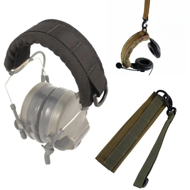 Outdoor-Modular-Headset-Cover-Molle-Headband-For-General-Tactical ...