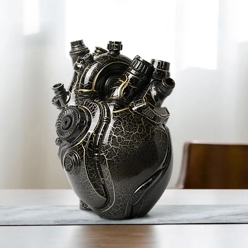 Unique-Heart-Vase-Anatomical-Heart-Flowerpot-Dried-Flower-Container ...