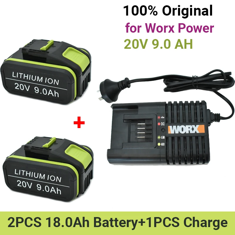 NEW-20V9000mAh-Lithium-Rechargeable-Replacement-Battery-for-Worx-Power ...