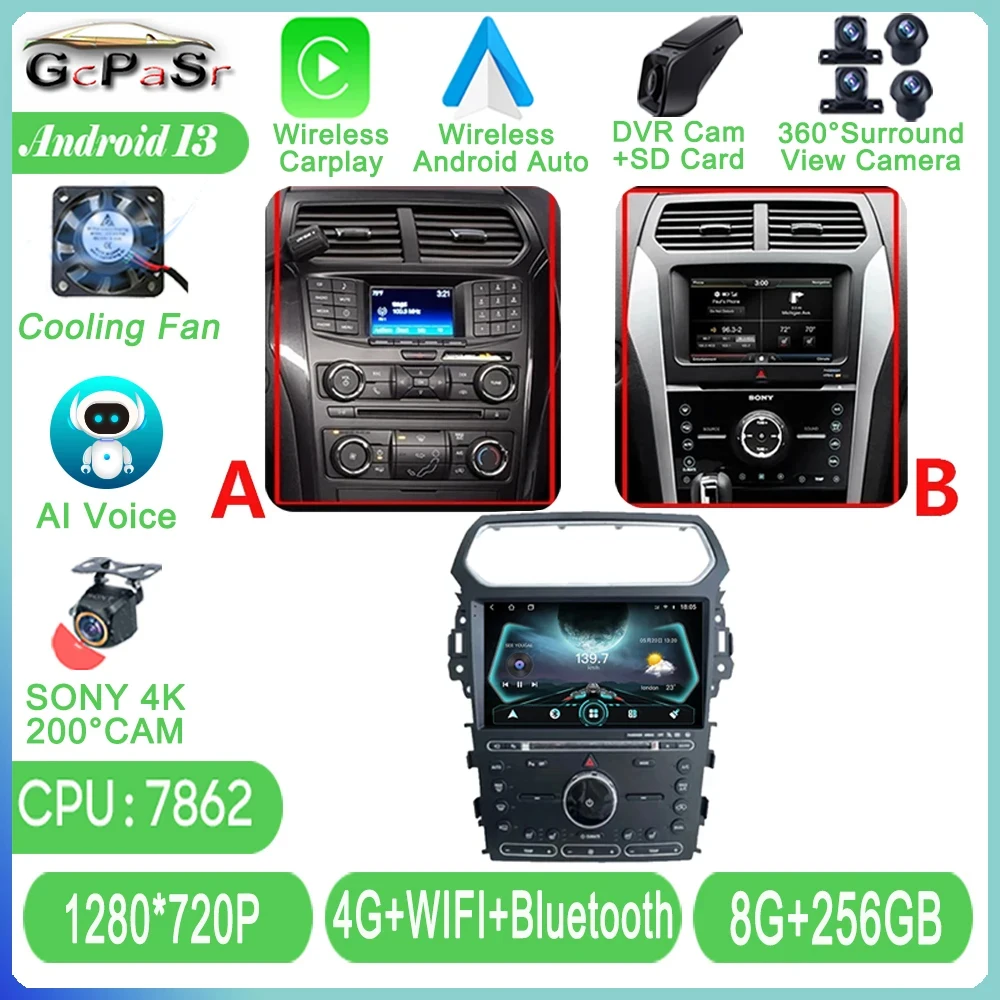Autoradio-Android-For-Ford-Explorer-5-2011-2019-Radio-Stereo-Multimedia ...