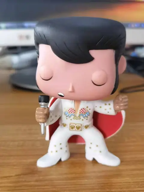 Anime 1970's Elvis Vinyl Model Figure 10cm