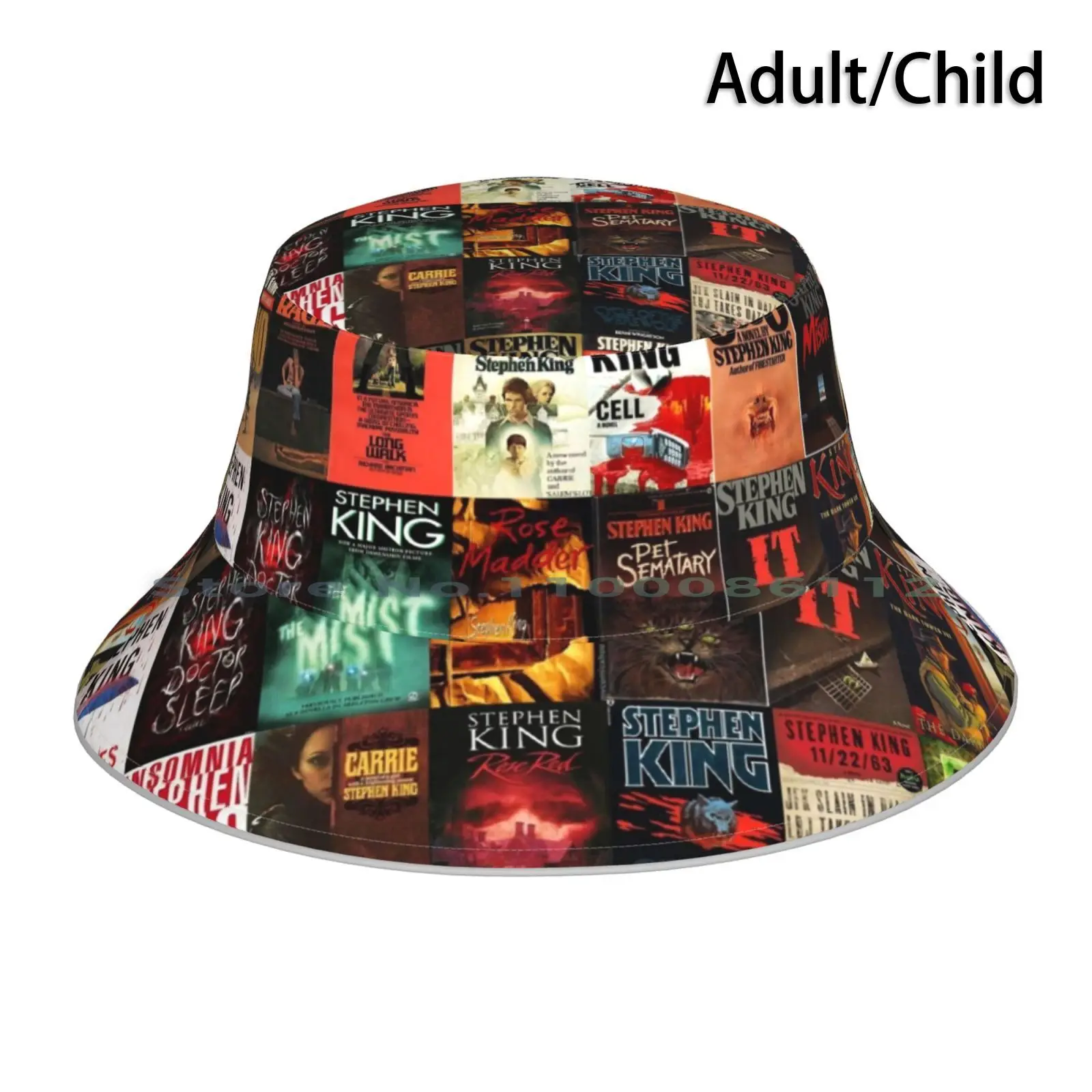 Stephen King Book Covers Collage