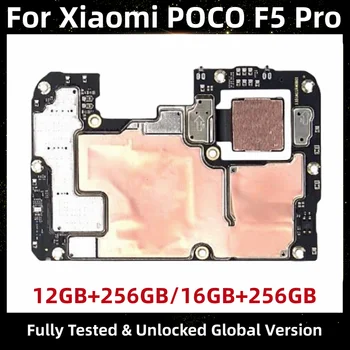 Motherboard for Xiaomi POCO F5 Pro 5G, Unlocked Mainboard, Global ROM ...