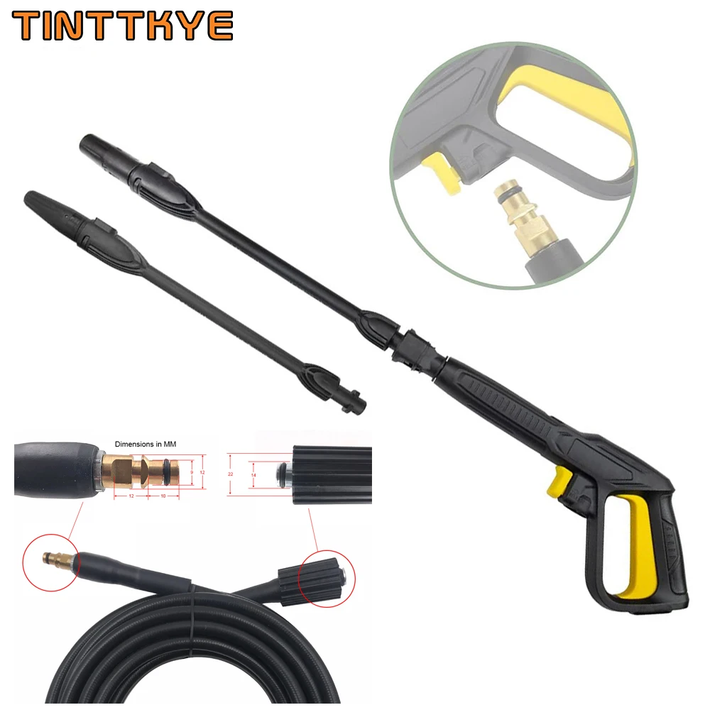 Replacement-Pressure-Washer-Gun-Car-Wash-Cleaning-Water-Spray-Gun-Lance ...