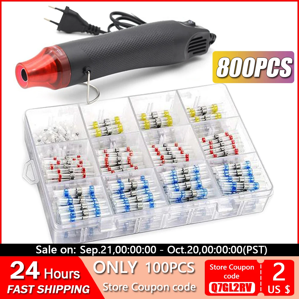 Electrical Heat Shrink Butt Crimp Terminals | Heat Shrink Solder Butt ...