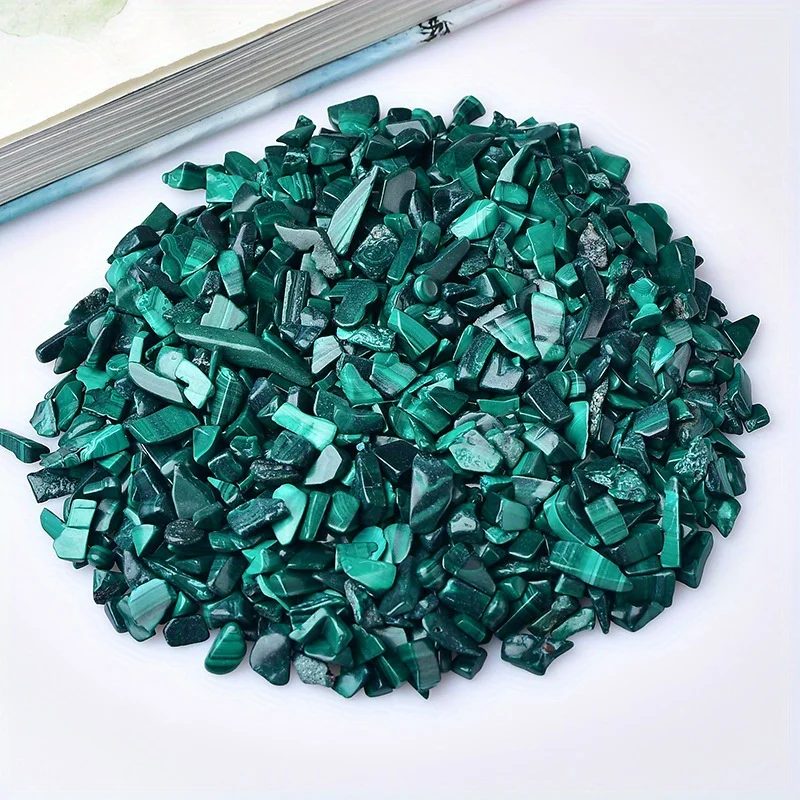 Natural malachite, aquarium decorative stone, crystal quartz sheet ...