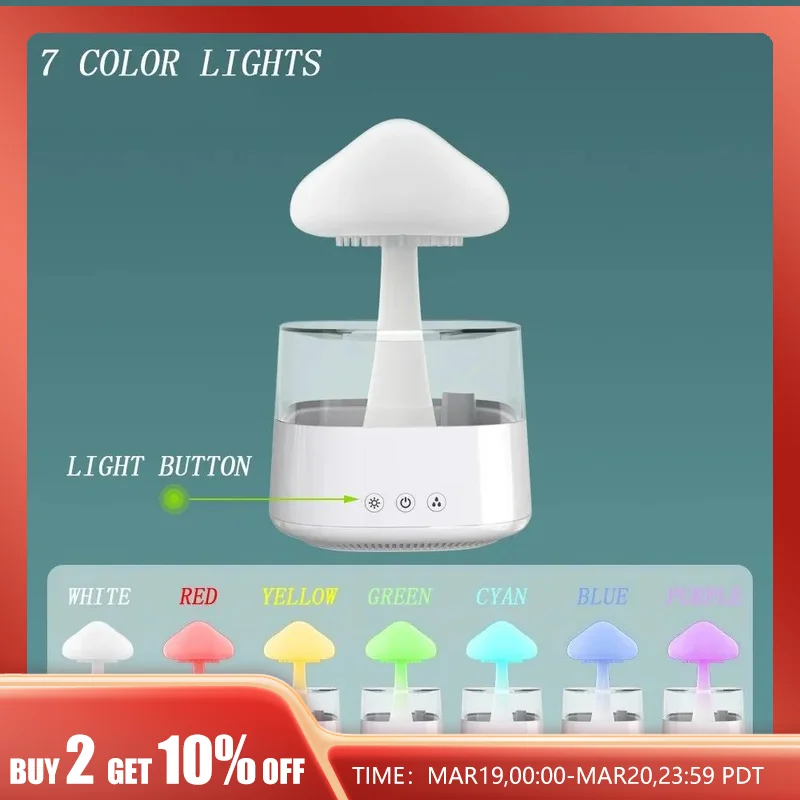 Household-Decoration-Humidifier-Aromatherapy-Machine-Cloud-Raindrop ...