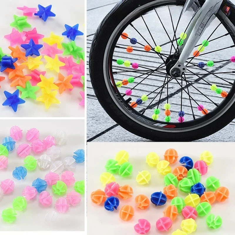 36PCS-Colorful-Decorations-Clips-for-Kids-Bike-Multi-Color-Plastic ...