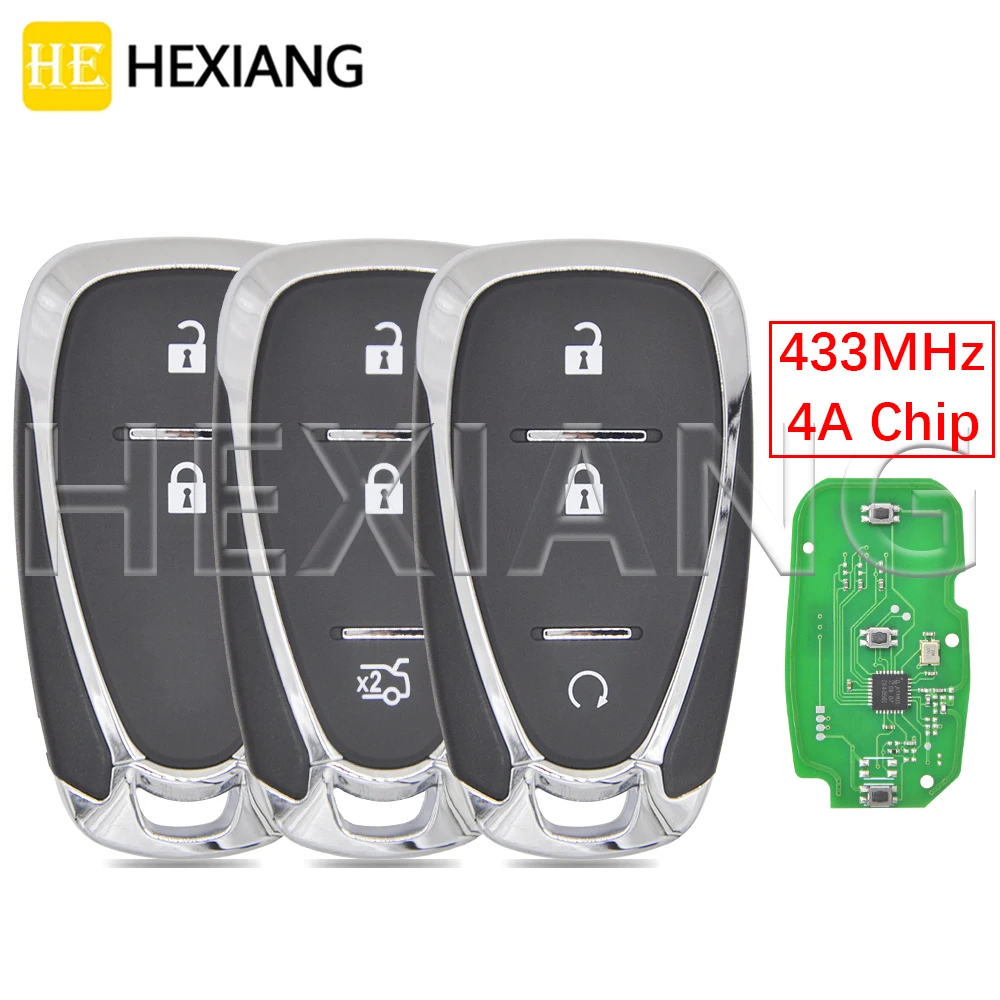 HE-4A-Chip-Locked-433MHz-2-3Button-Proximity-Car-Remote-Key-With-For ...