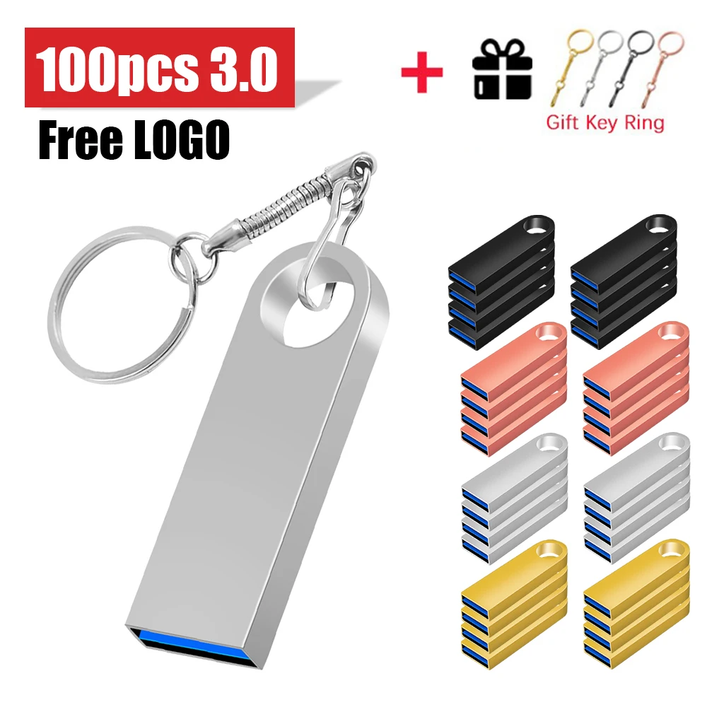 100pcs-USB-Flash-Drive-128GB-64GB-32GB-16GB-8GB-Memory-Stick-Pendrive ...