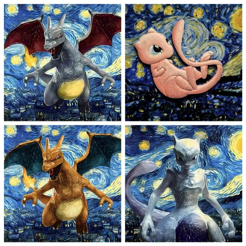 Van-Gogh-Museum-Pokemon-Anime-Figures-Pikachu-Watercolor-Painting ...