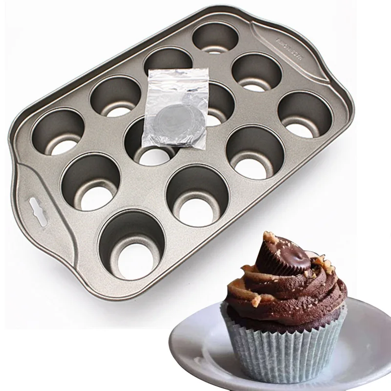 Removable-Stainless-Steel-Baking-Mold-Mini-Muffin-Cupcake-Cake-Mold ...