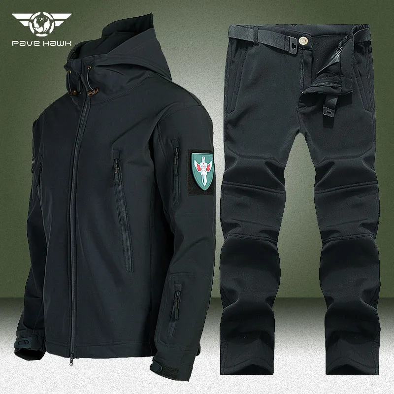 Tactical-Sets-Men-Winter-Fleece-Warm-Shark-Skin-Soft-Shell-Hooded ...