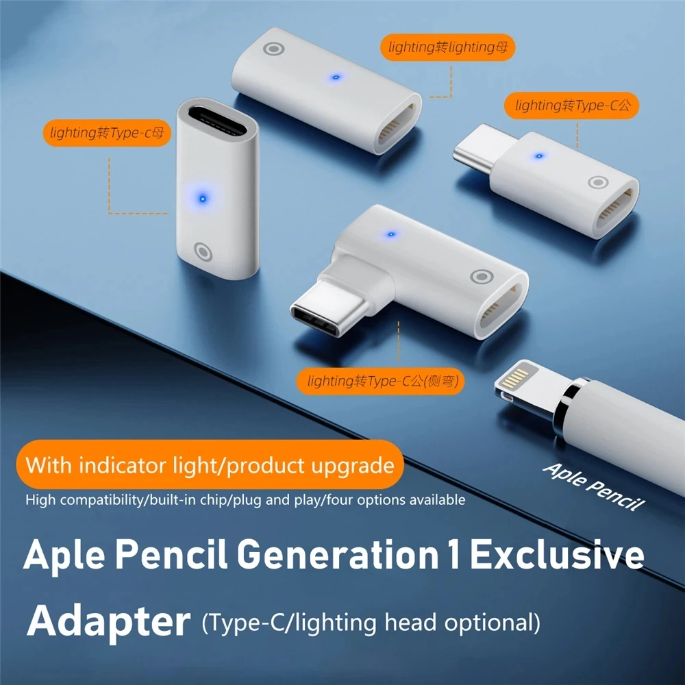 Mini-Connector-Charger-for-Apple-Pencil-1-Adapter-Charging-Cable-Cord ...