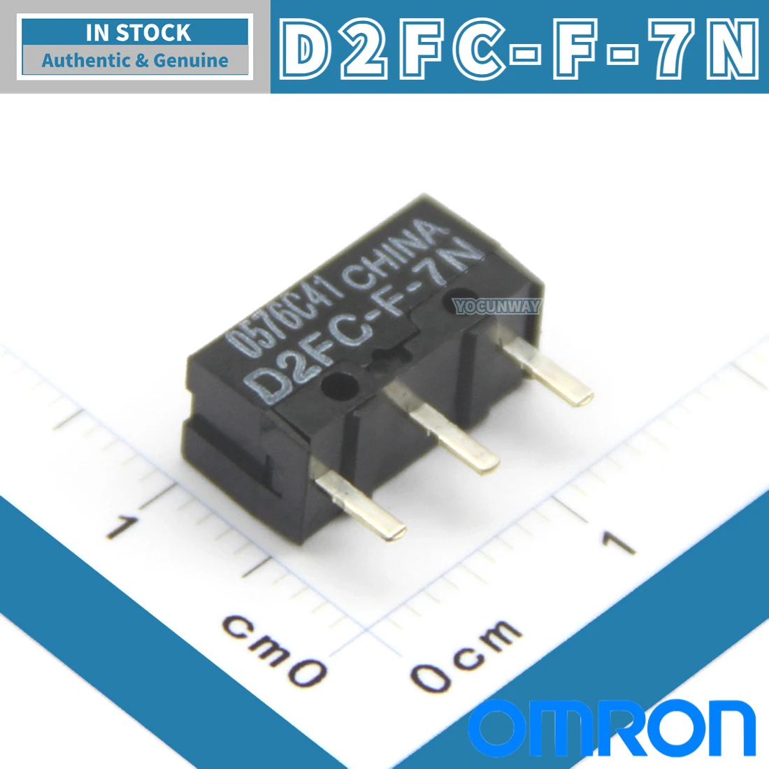 10PCS-100PCS-D2FC-F-7N-New-Authentic-Original-OMRON-Micro-switch-White ...